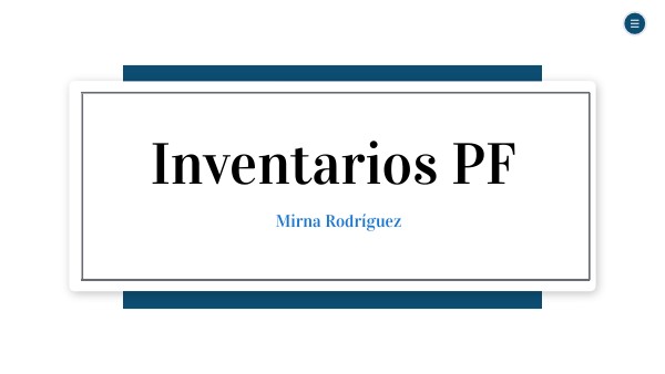 Inventario PF | Genially