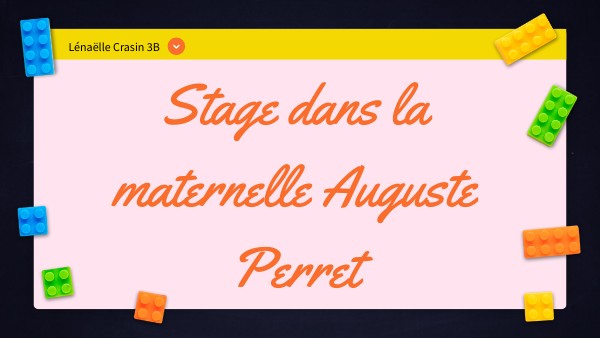 présentation de mon stage