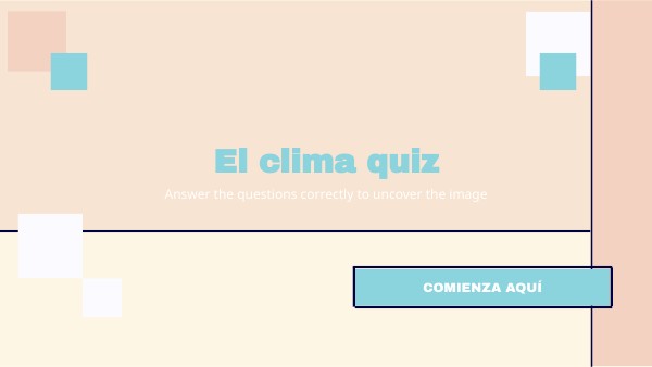 El clima quiz | Genially