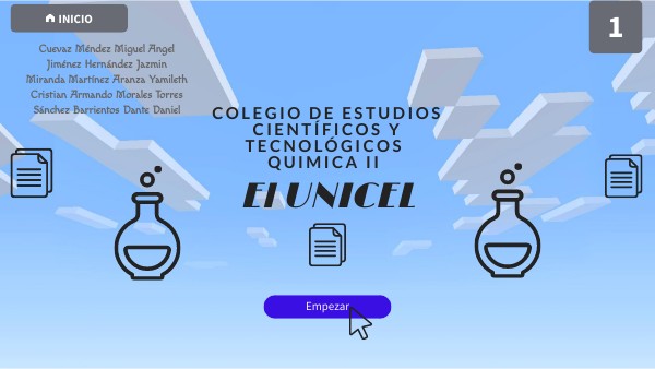 QUIMICA II EL UNICEL | Genially