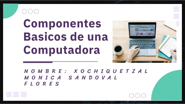 PRESENTACIÓN COMPONENTES DE UNA COMPUTADORA | Genially