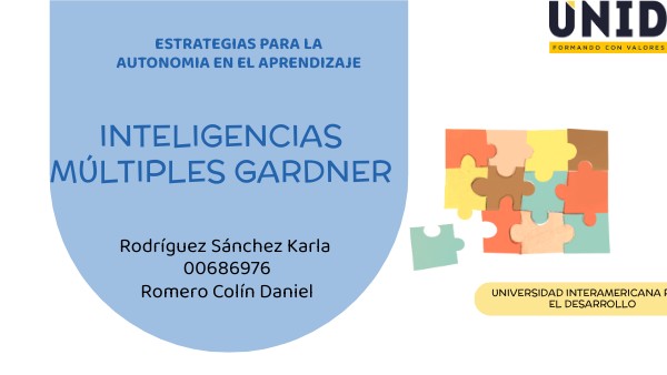 Inteligencias múltiples Gardner | Genially