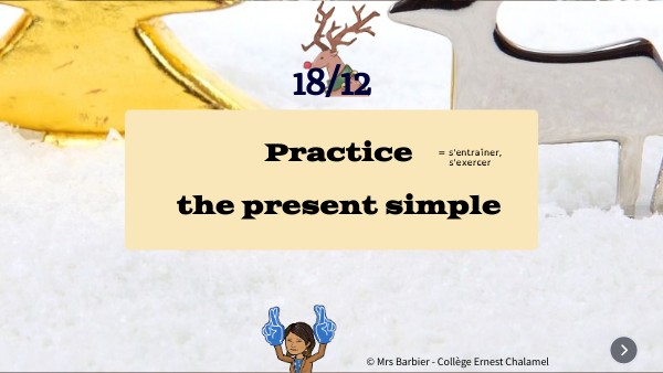 Practice the present simple | Genially