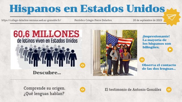 Hispanos en Estados Unidos | Genially