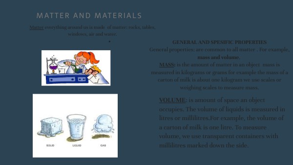 Matter and Materials | Genially