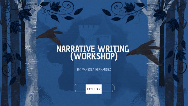 Narrative writing - workshop