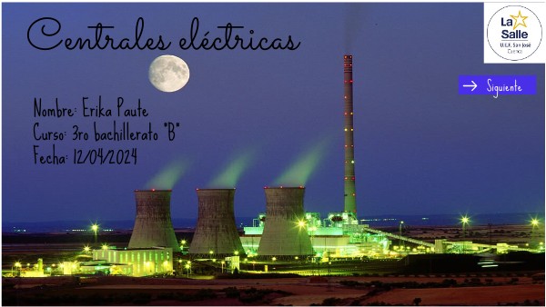 Tipos de Centrales Eléctricas