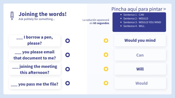 Polite Request | Genially