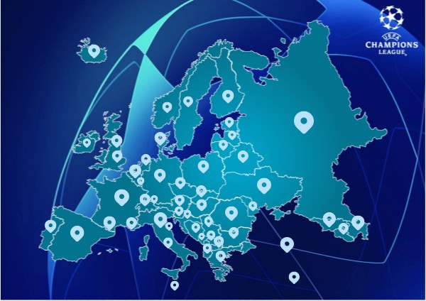 Champions League: Mapa Político de Europa | Genially