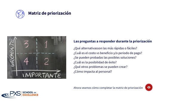 Matriz de priorización | Genially