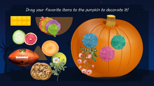 Decorate A Pumpkin Halloween Activity | Genially
