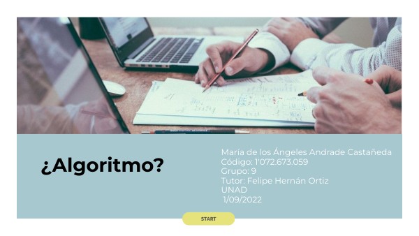 ¿Algoritmo? | Genially