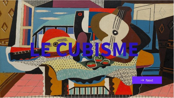 LE CUBISME-PICASSO | Genially