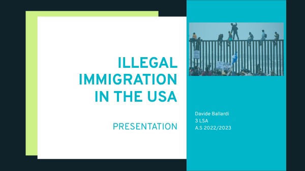 ILLEGAL IMMIGRATION IN THE USA | Genially