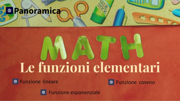 Le funzioni elementari in Matematica | Genially