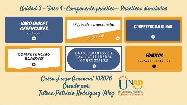 FASE 4 JUEGO GERENCIAL | Genially