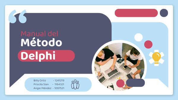Manual del método delphi | Genially