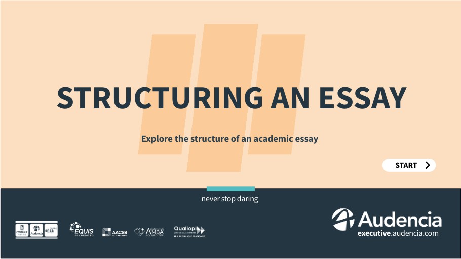 STRUCTURE YOUR ESSAY