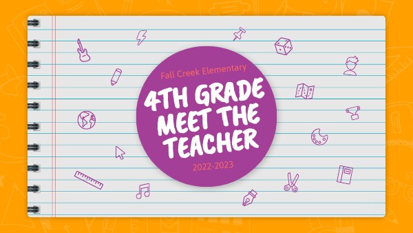 4th Grade Meet The Teacher