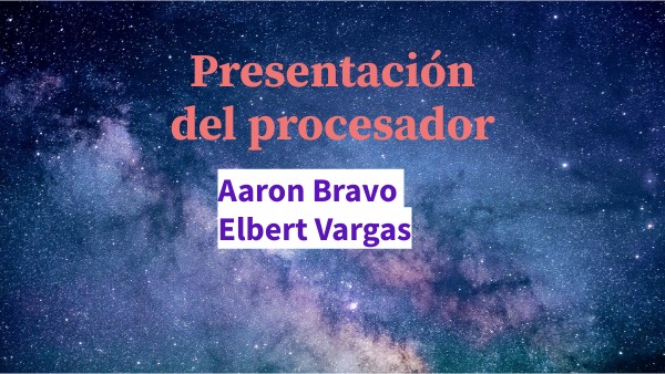 ELBERT VARGAS Y AARON BRAVO