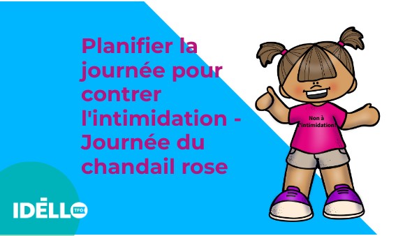 Journée chandail rose - intimidation | Genially