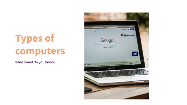 Presentation of computer brands