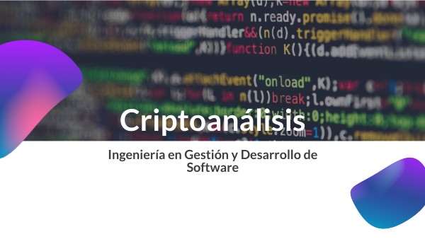 Criptoanálisis | Genially