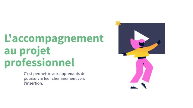 PRESENTATION de l'accompagnement au projet professionnel | Genially
