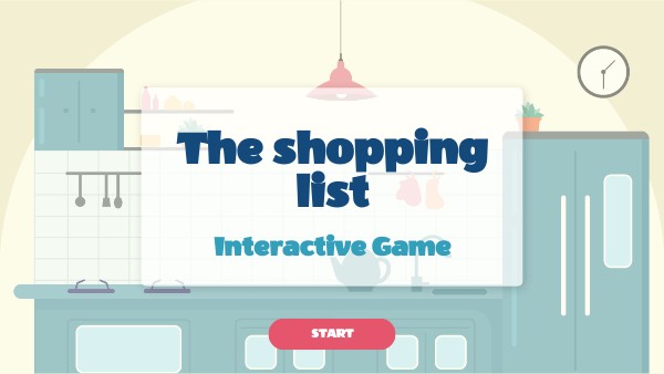 VIDEO GAME THE SHOPPING LIST | Genially