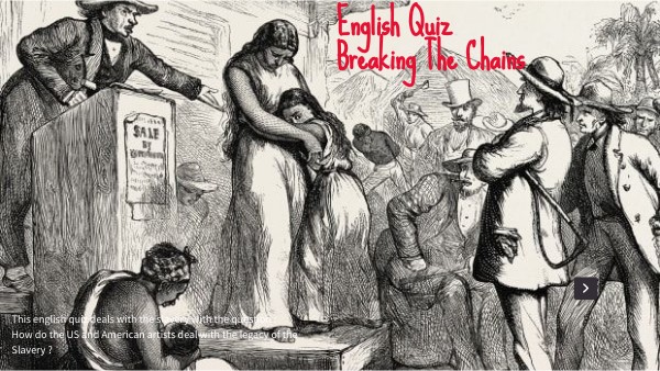 English Slavery Quiz | Genially