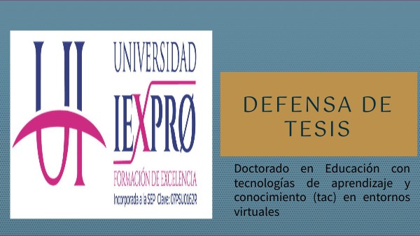 PRESENTACIÓN DEFENSA | Genially