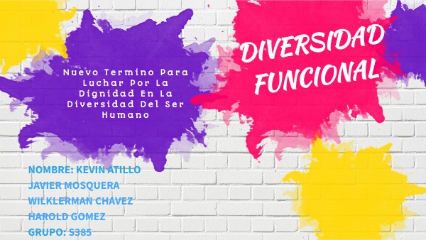 Diversidad funcional | Genially