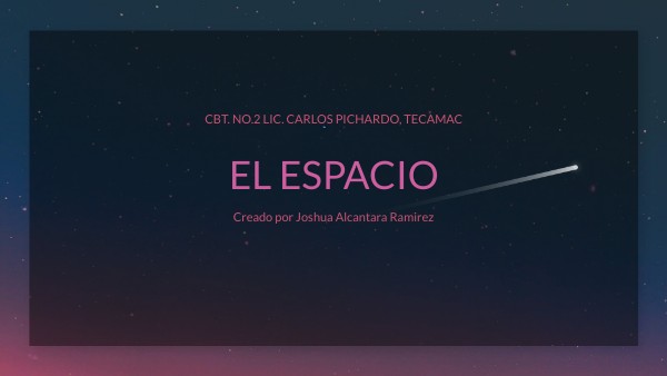 EL ESPACIO | Genially