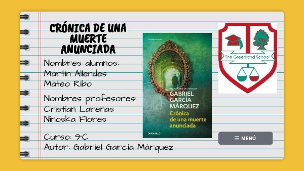 Cronica de una muerte anunciada | Genially