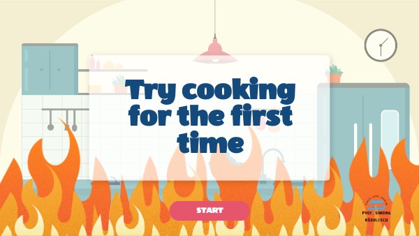 Try cooking for the first time | Genially