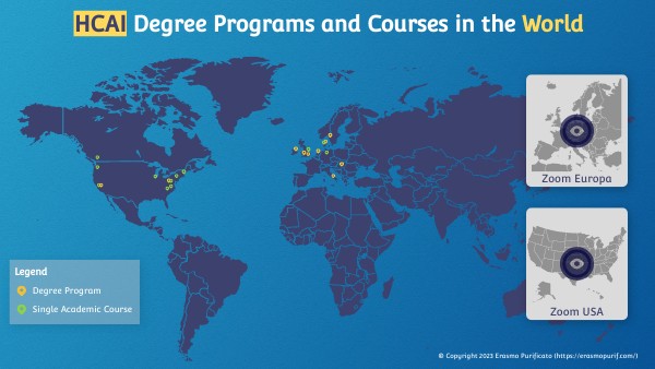 HCAI Degree Programs and Courses in the World | Genially