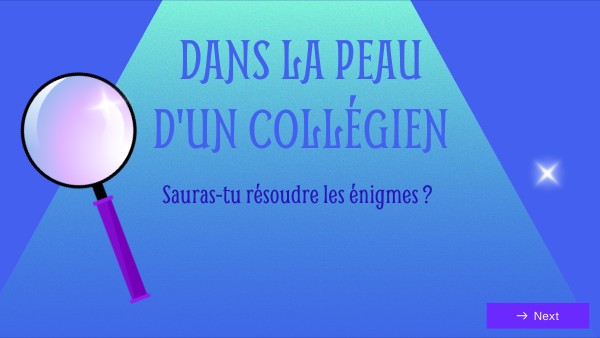 Journée d'intégration des CM2 | Genially