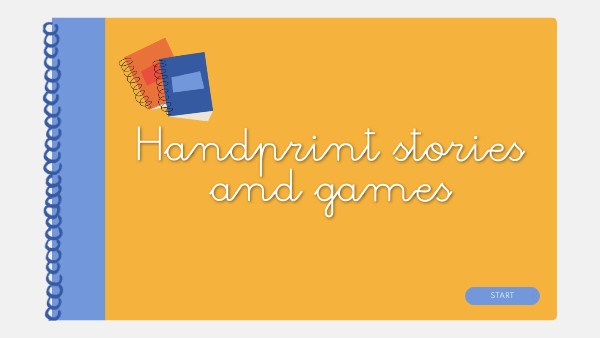 Handprint stories and games
