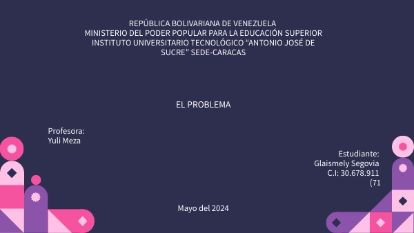 El problema | Genially