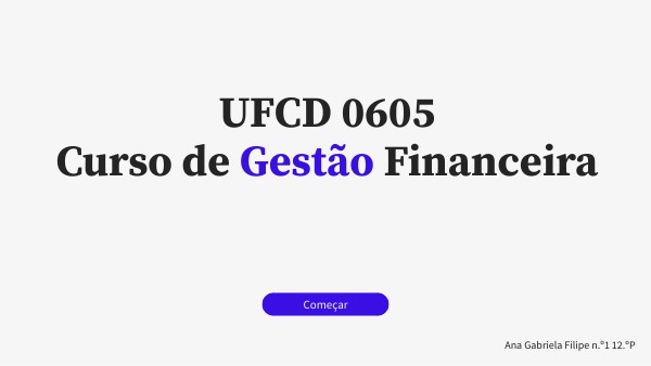 UFCD 0605 | Genially