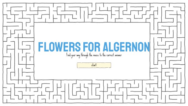 Flowers For Algernon Assessment