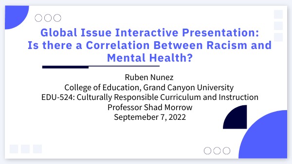 Global Issue Interactive Presentation | Genially