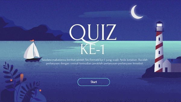 1. QUIZ MATERI KE 1 | Genially