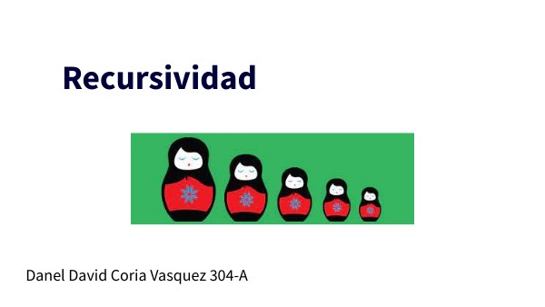 RECURSIVIDAD