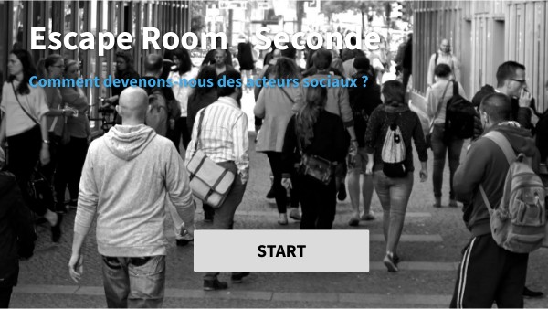 ESCAPE ROOM - Socialisation Seconde | Genially