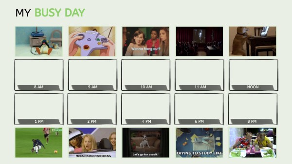 My busy day | Genially