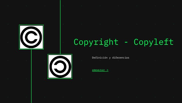 Copyright y Copyleft