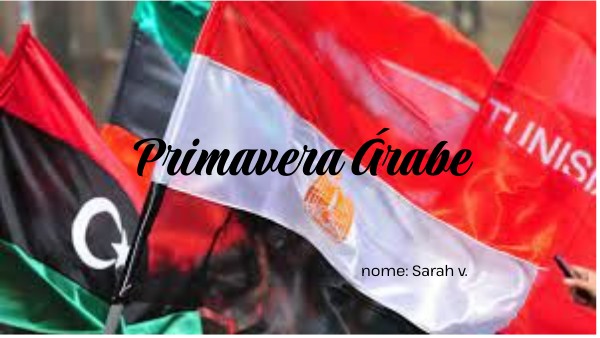 primavera árabe | Genially