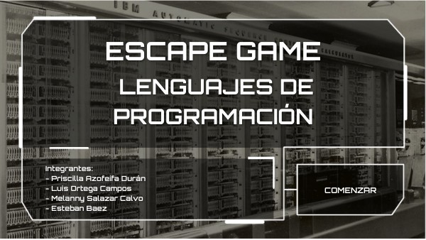 ESCAPE GAME | Genially