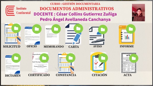 DOCUMENTOS ADMINISTRATIVOS - PEDRO ÁNGEL AVELLANEDA CANCHANYA